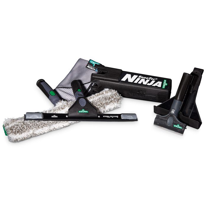 Unger Ergotec® Ninja 6 in 1 Traditional Window Cleaning Starter Kit ...